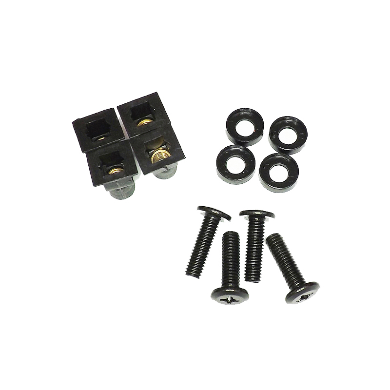PUSH-FIT 19 INCH RACK CAPTURED CAGE NUTS & BOLTS – 50 PACK